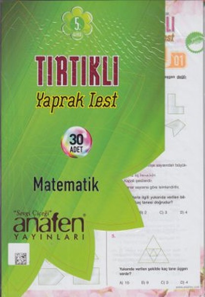 Anafen 5. Sınıf Tırtıklı Yaprak Test Matematik, , , 9786059957700 ...